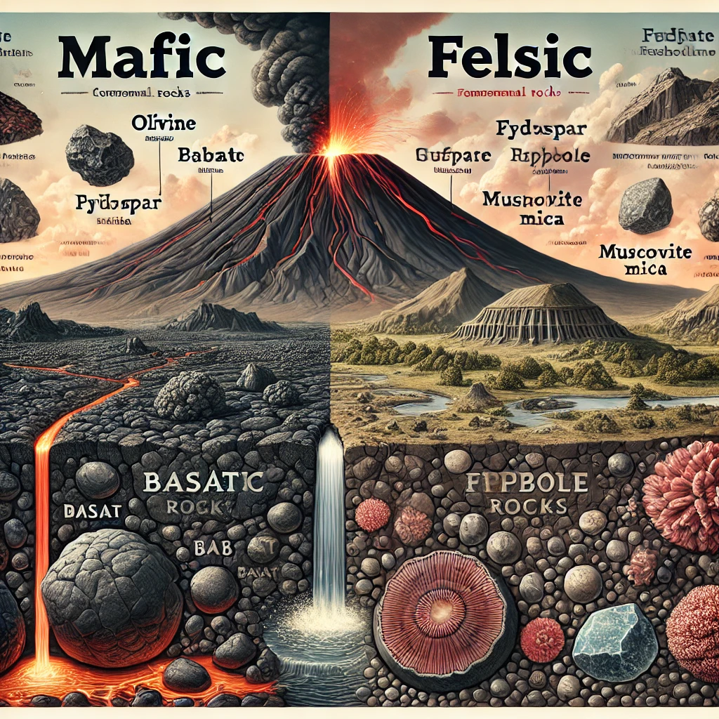 Mafic vs. Felsic Rocks: Understanding Igneous Rock Composition – Diwar ...